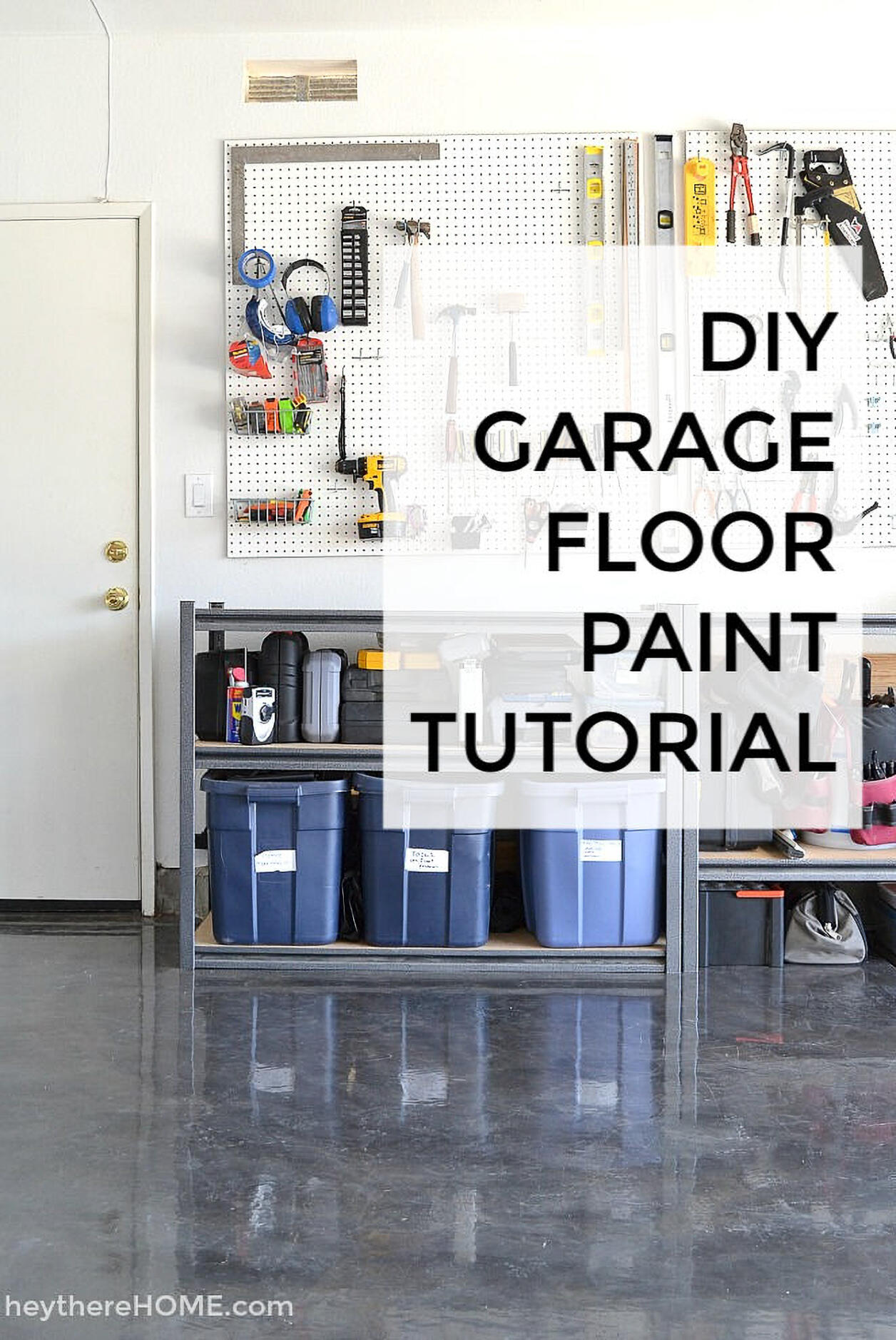 DIY Garage Paint: Rustoleum Rock Solid