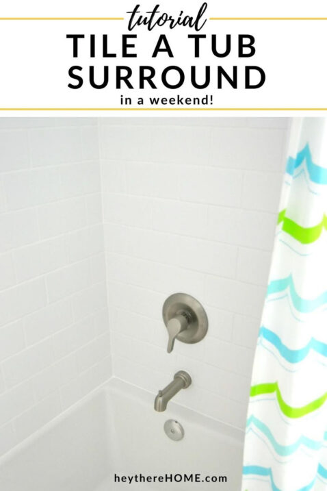 DIY Tile Tub Surround That Will Save You Money