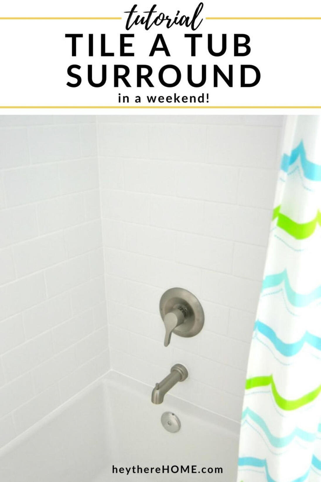DIY Tile Tub Surround That Will Save You Money