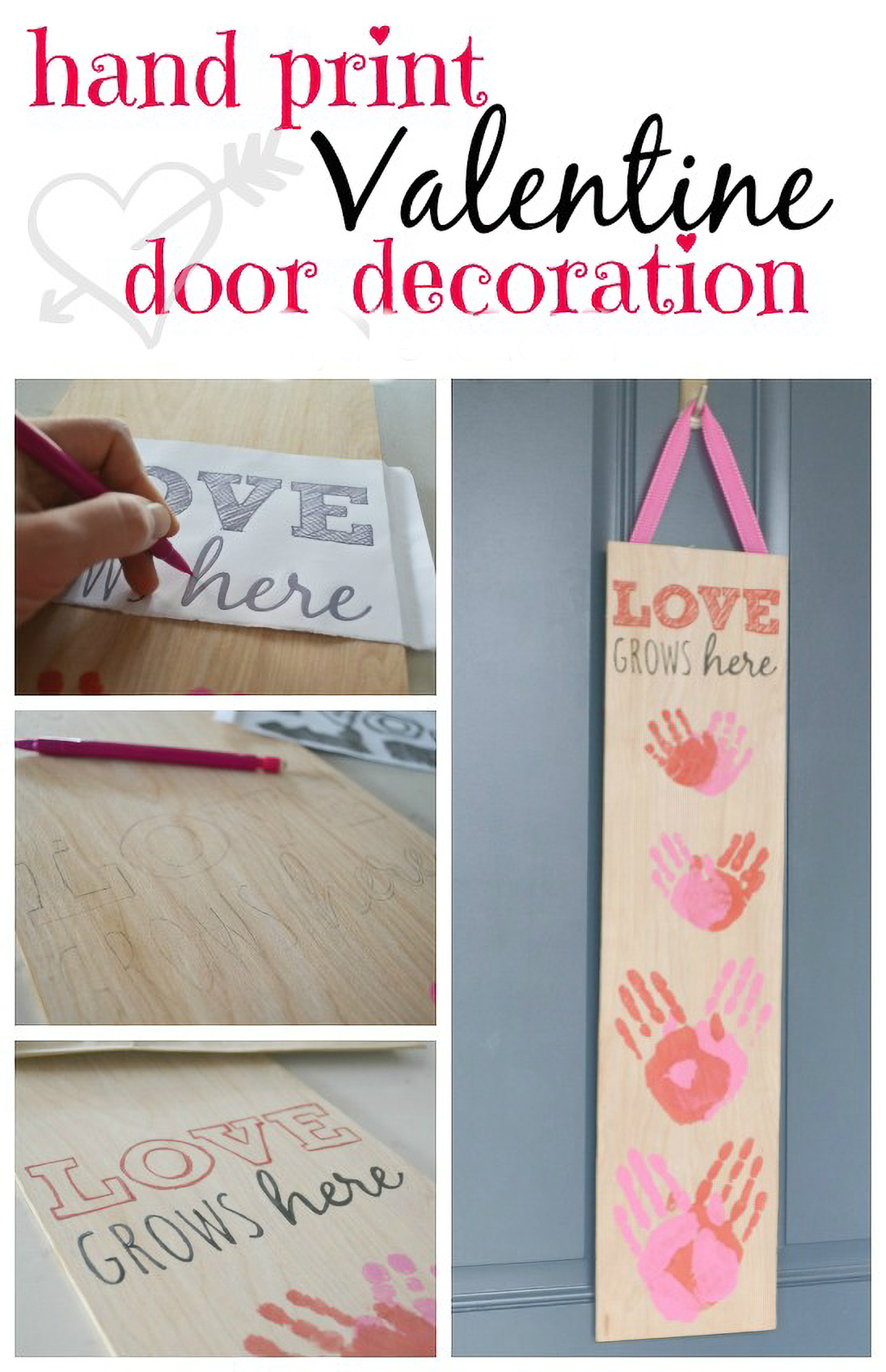 Valentine's Front Door Decor