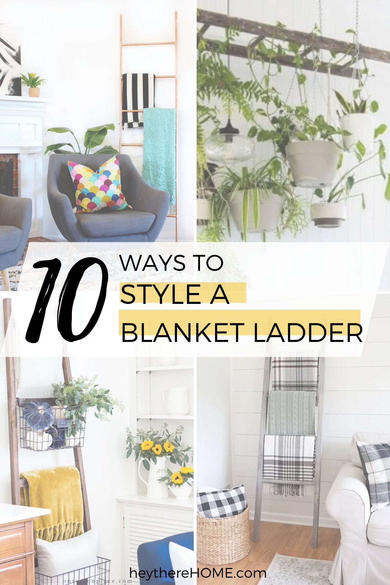 10 Easy Ladder Decor Ideas For Every Style And Season