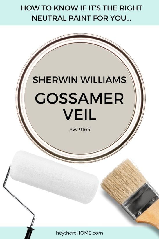 Sherwwin Williams Gossamer Veil : The Perfect Neutral?