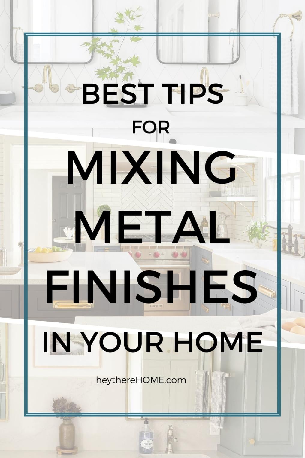 Mixed Metals In Decor - 3 Easy Steps For Getting It Right