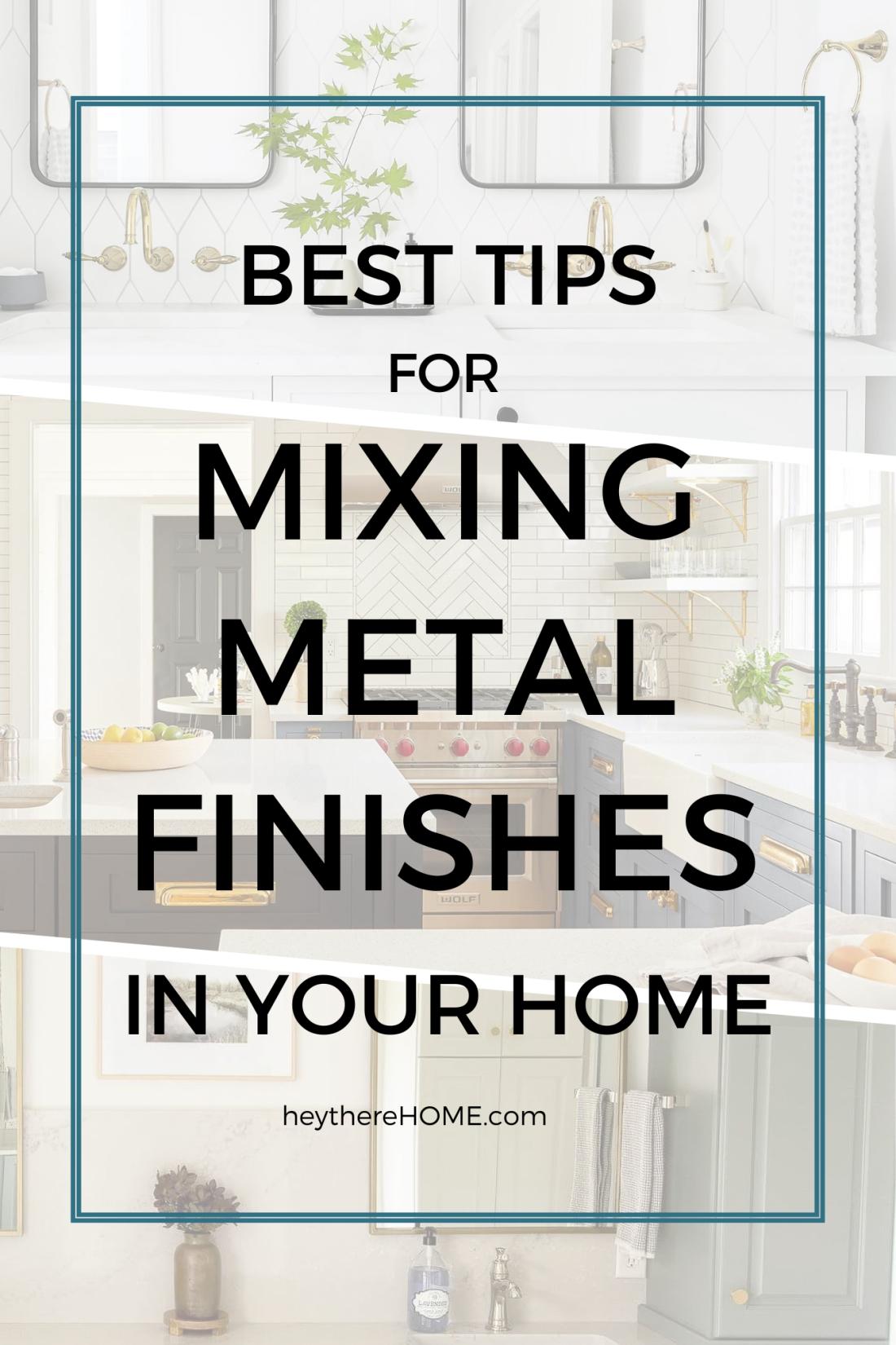 Mixed Metals In Decor - 3 Easy Steps For Getting It Right