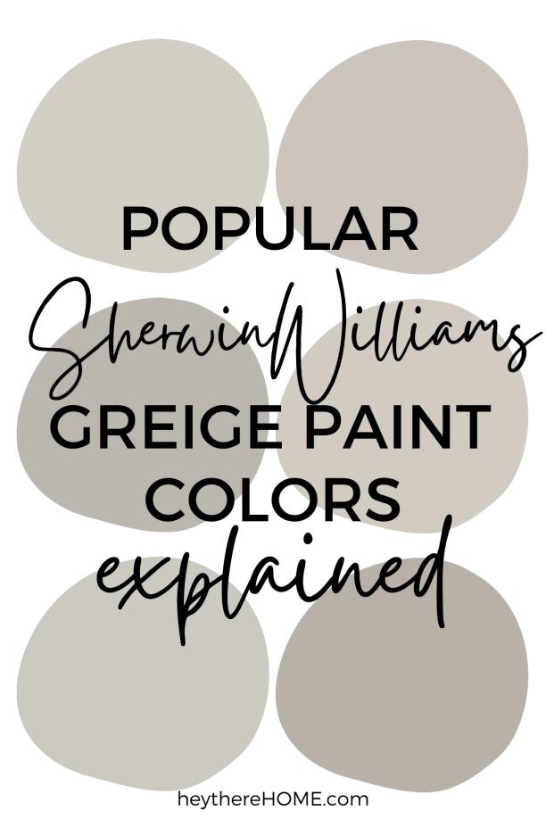 6 Popular Sherwin Williams Greige Colors Explained