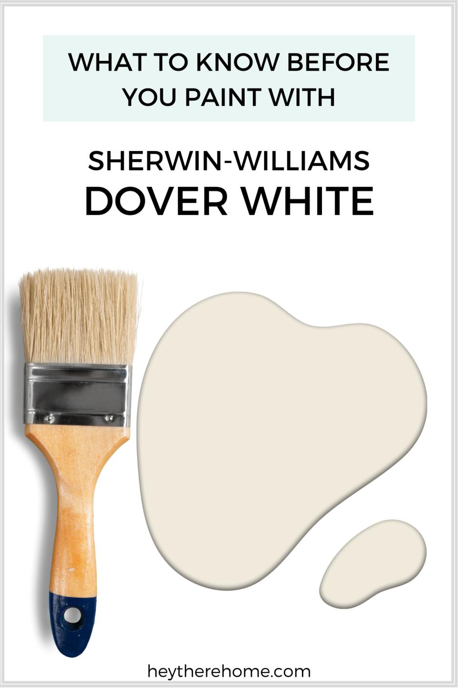 Sherwin Williams Dover White Paint Color Review