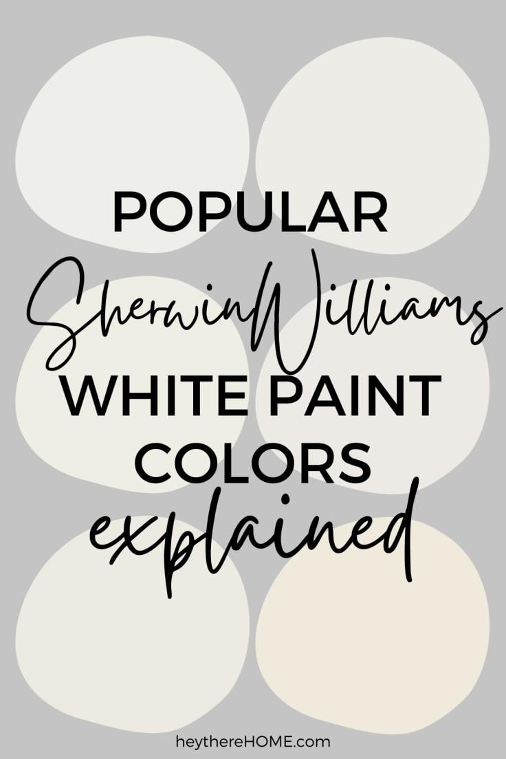Popular Sherwin Williams White Paint Colors Explained