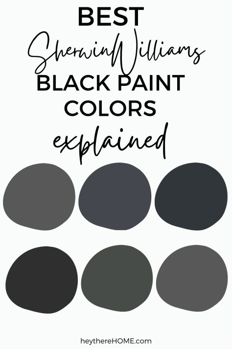 7 Popular Black Paint Colors For Your Home