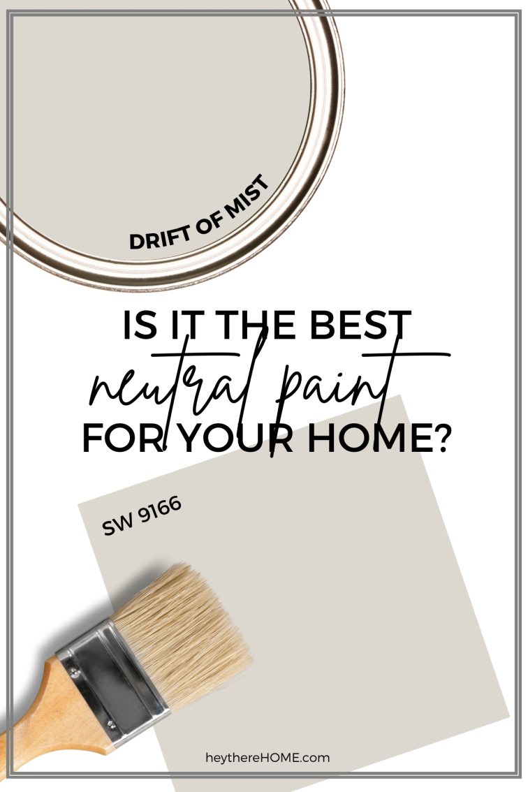 Easy Neutral Paint Choice: Drift of Mist Sherwin Williams