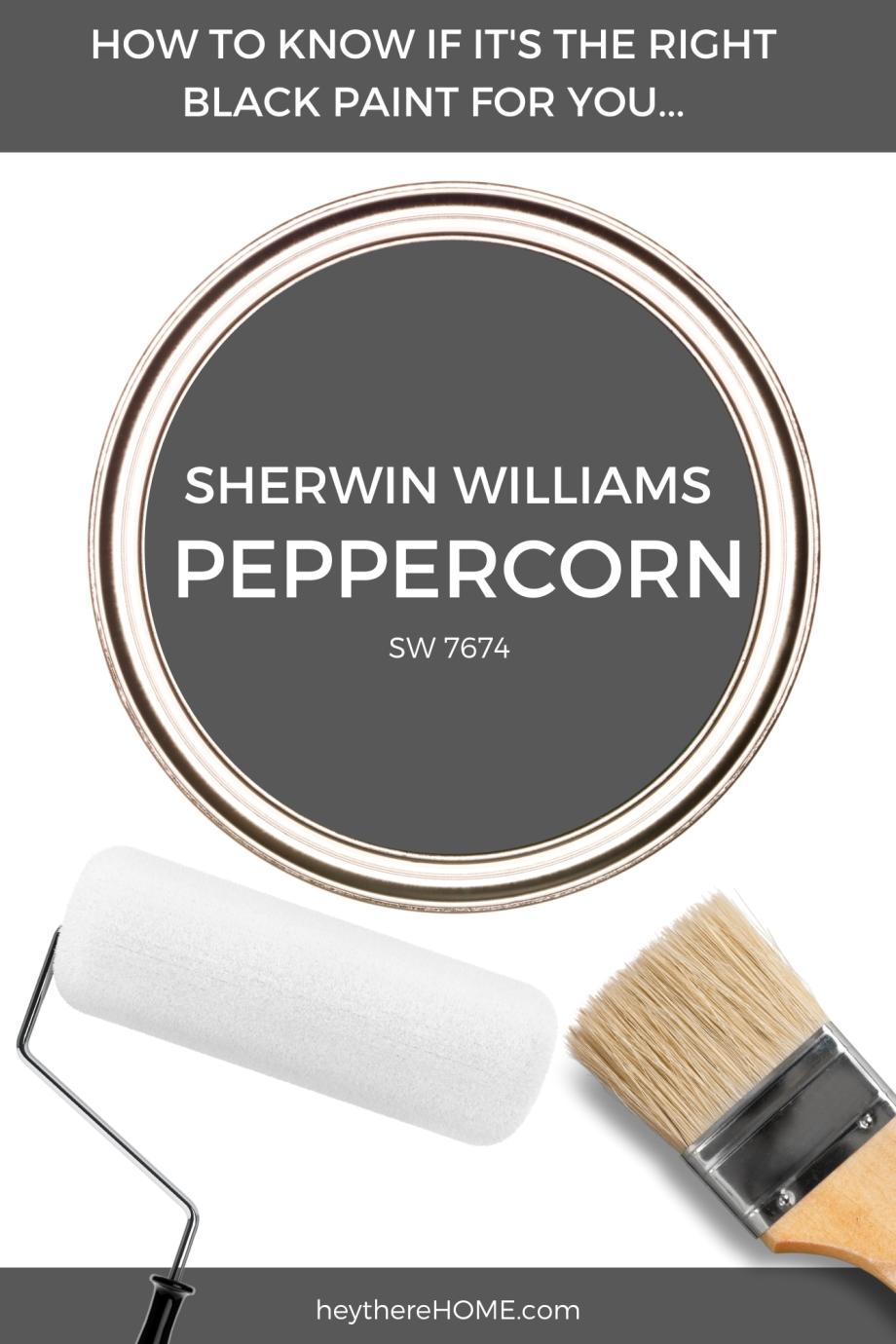 Sherwin Williams Peppercorn Paint Color Review