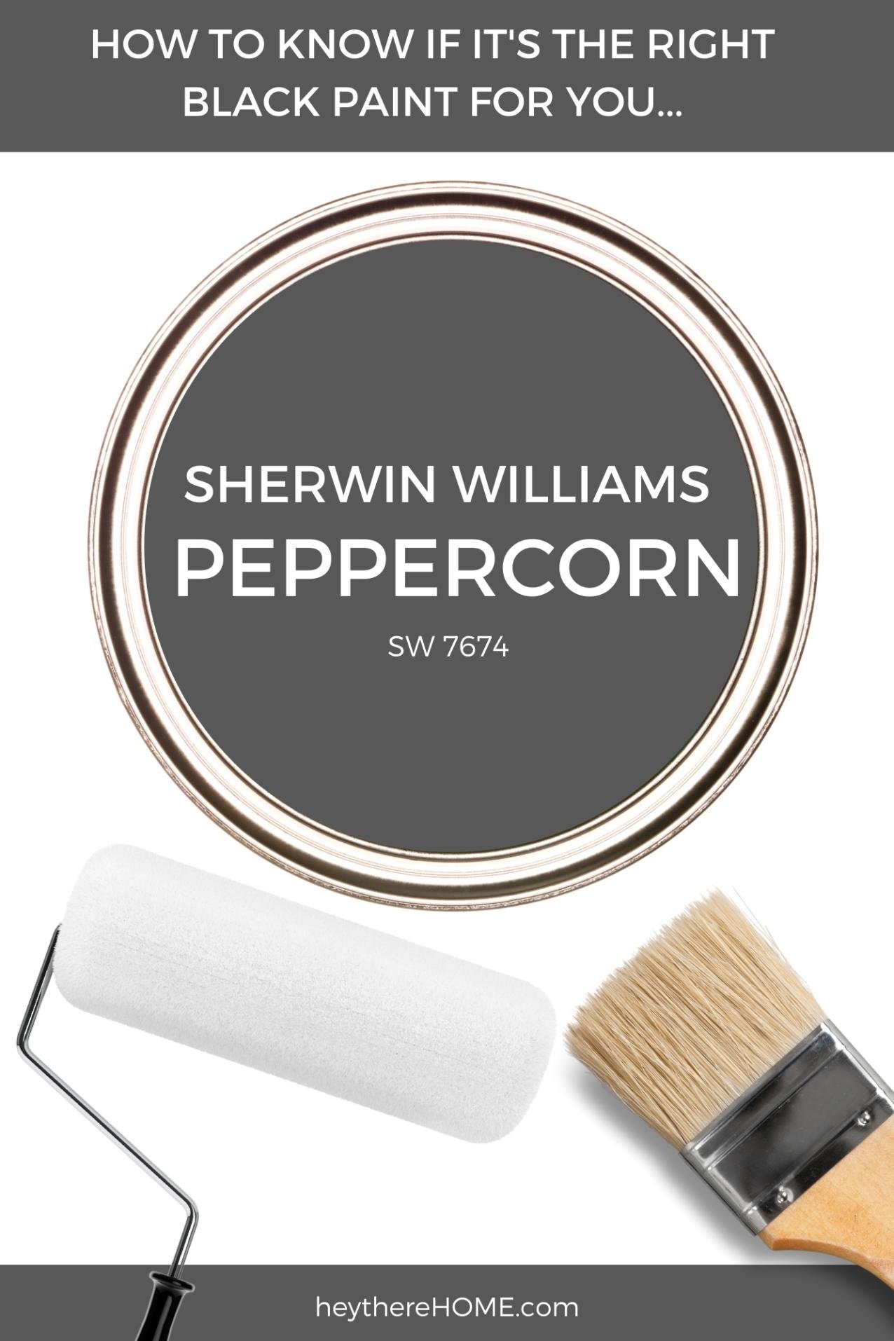 Sherwin Williams Peppercorn Paint Color Review