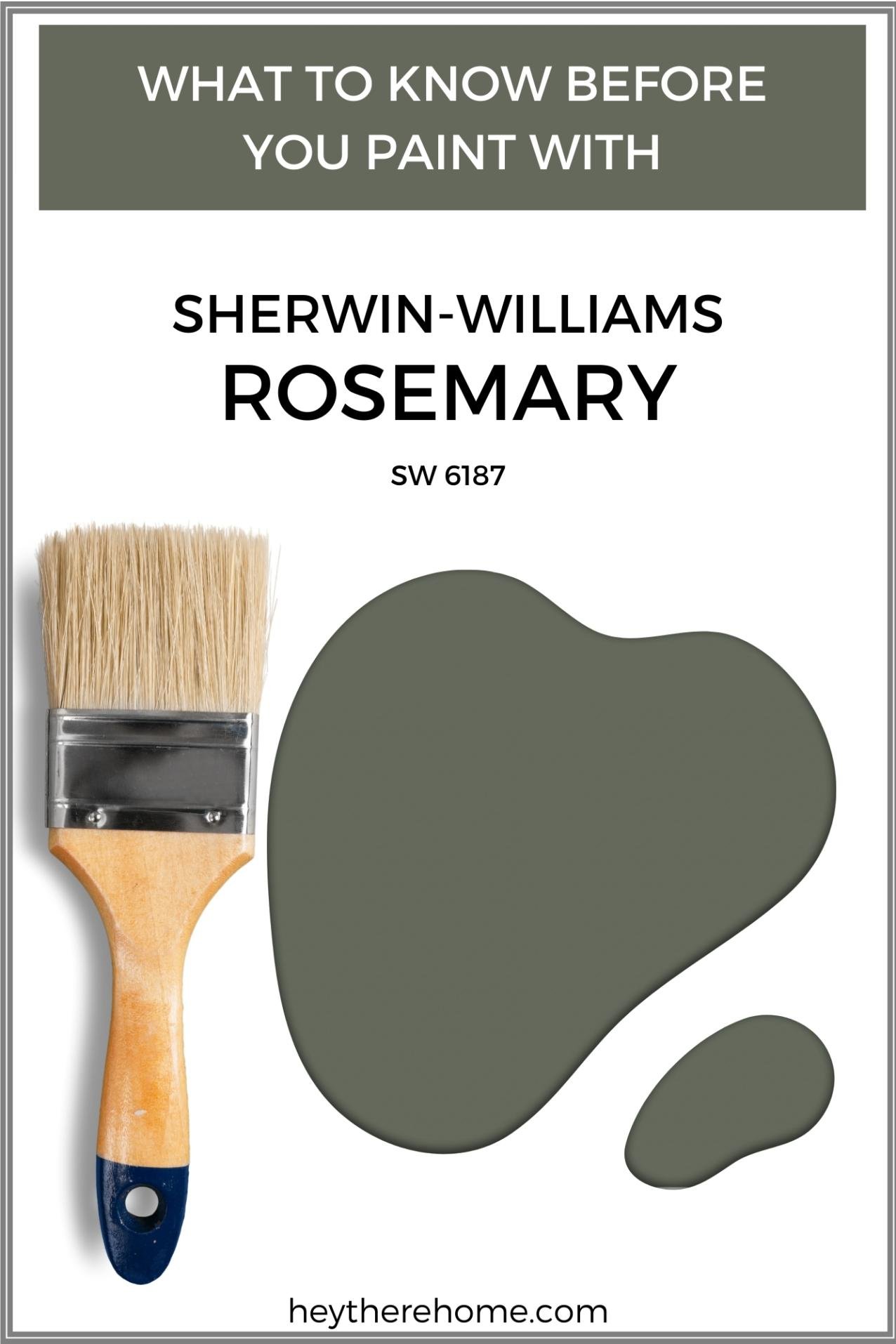 Sherwin Williams Rosemary - A Sophisticated Dark Green Paint Color