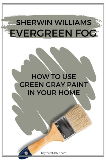 Sherwin Williams Evergreen Fog: A Soft Green Gray Neutral