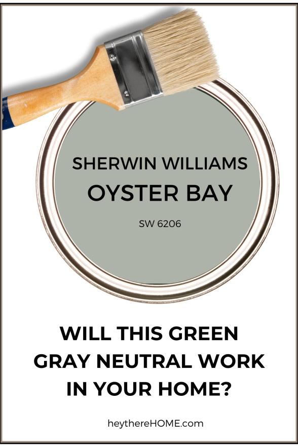 Sherwin Williams Oyster Bay - A Neutral Green Gray Paint Color