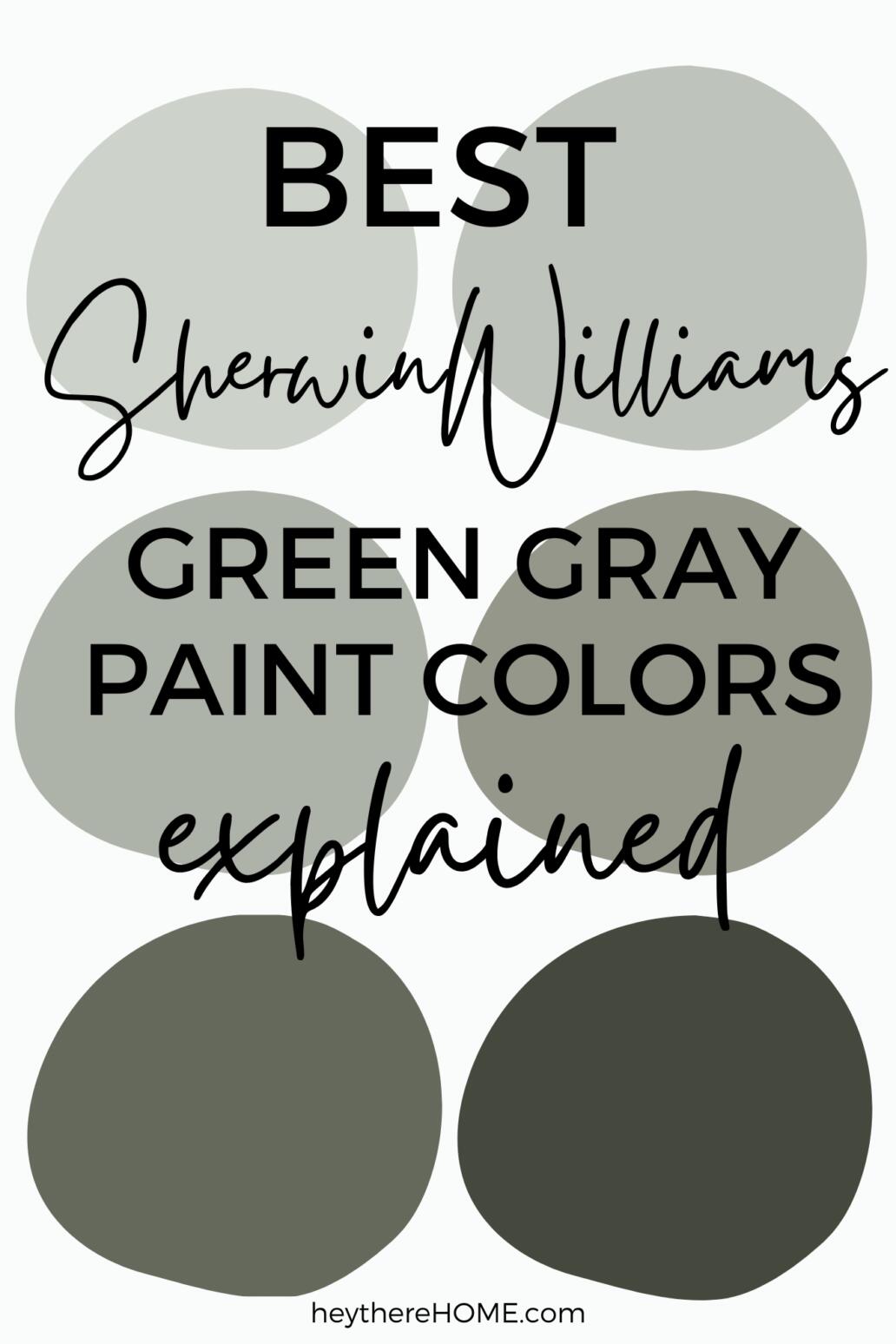 6 Of The Best Gray Green Paint Colors For Your Home