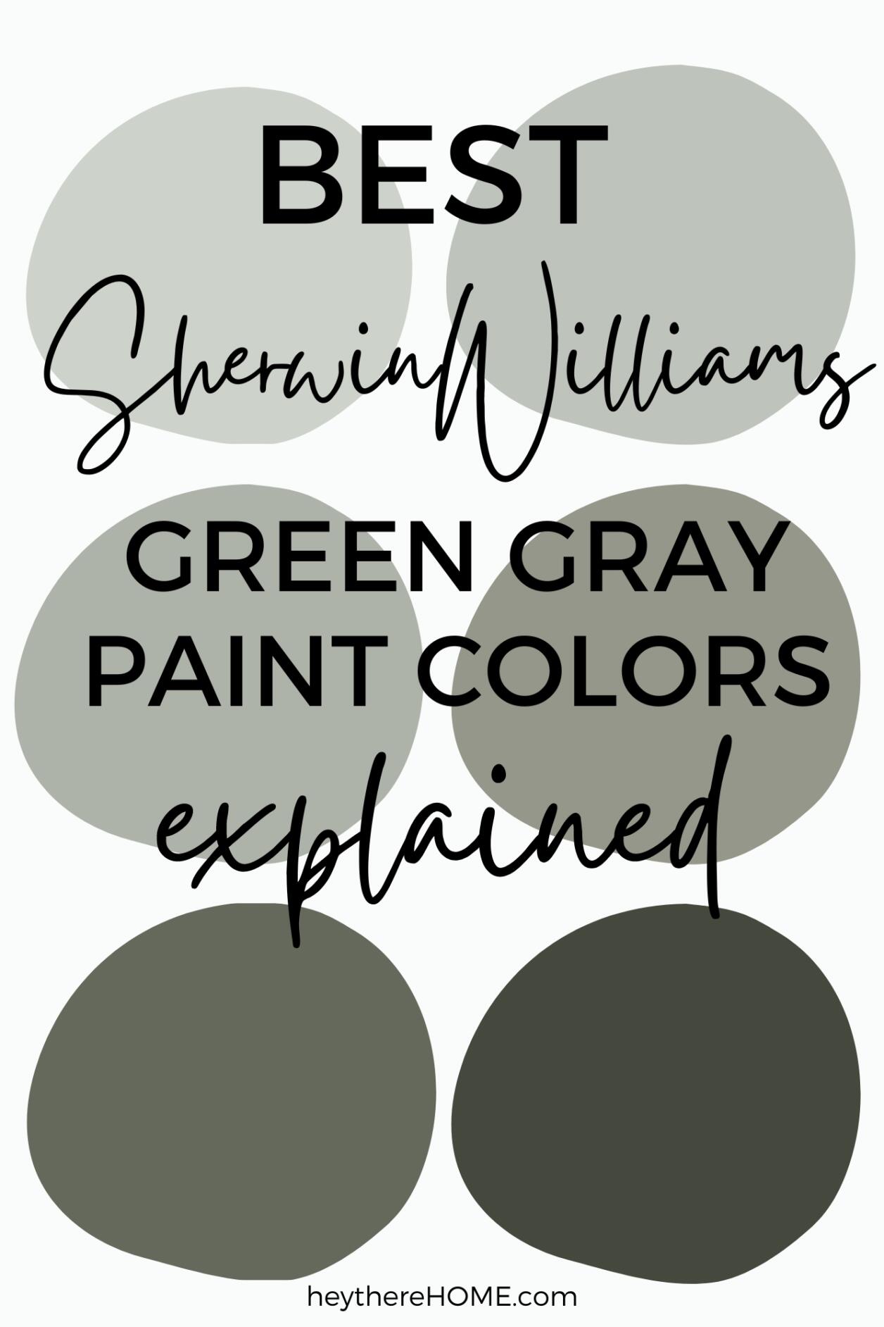 6 Of The Best Gray Green Paint Colors For Your Home
