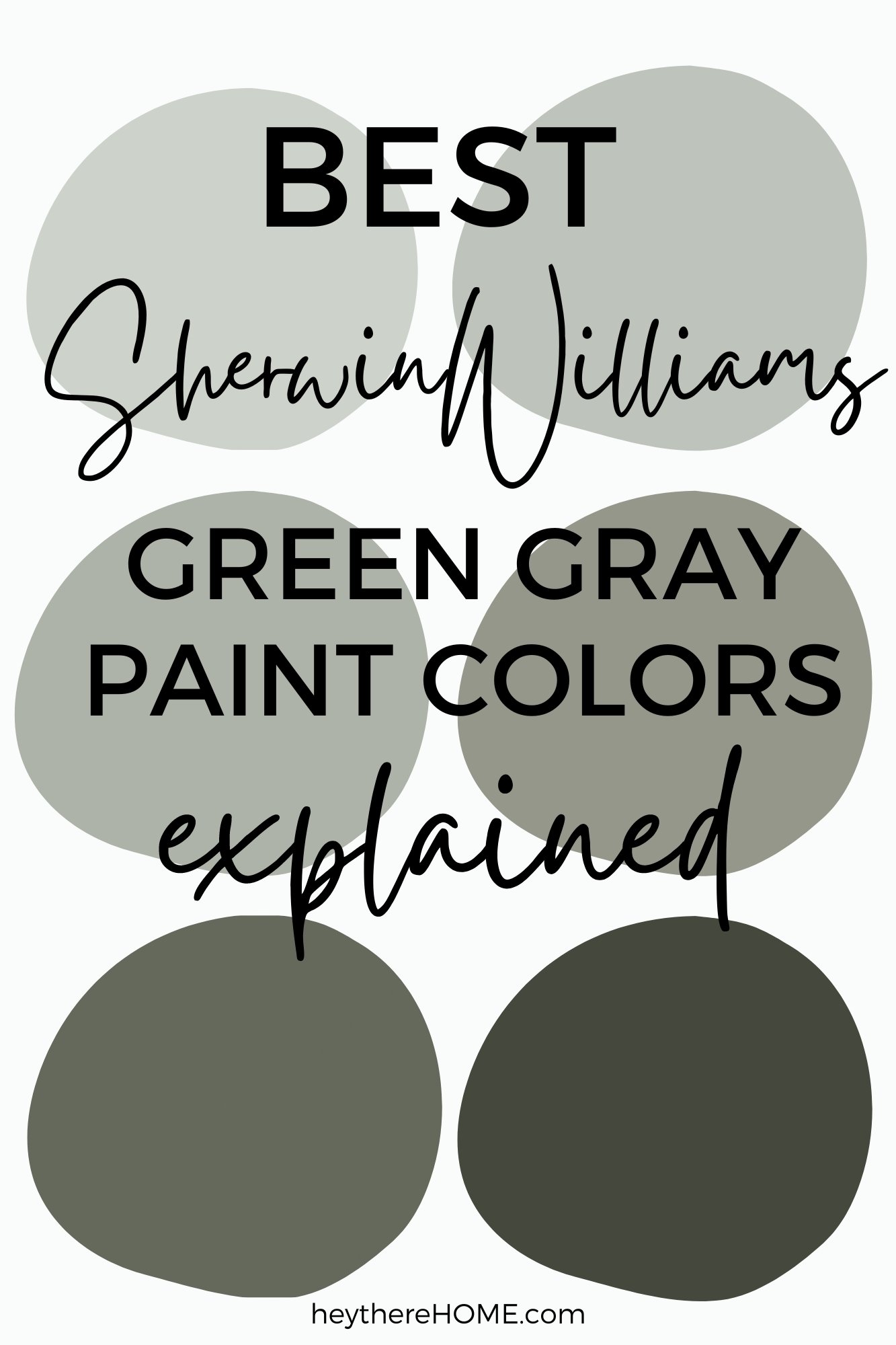 6 Of The Best Gray Green Paint Colors For Your Home