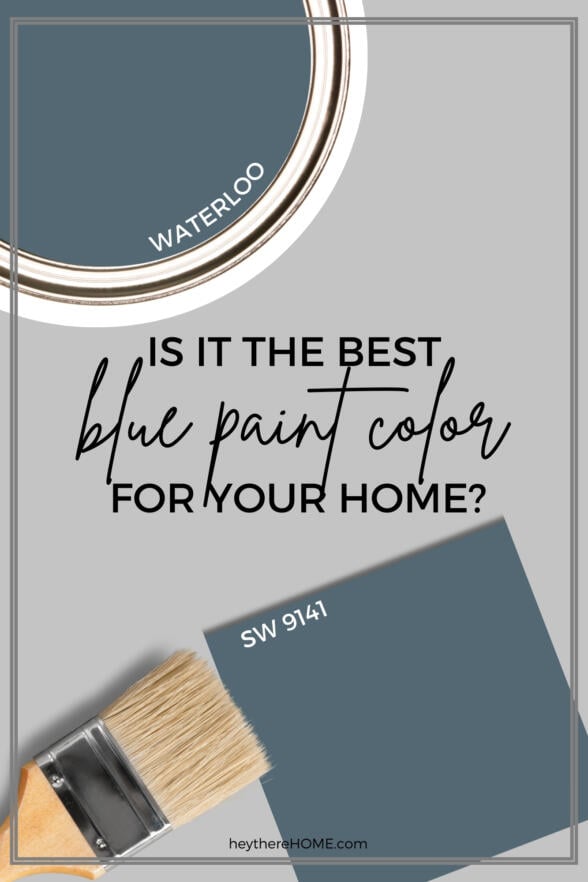 Sherwin Williams Waterloo - A Good Choice For A Bold Blue Gray Paint Color?