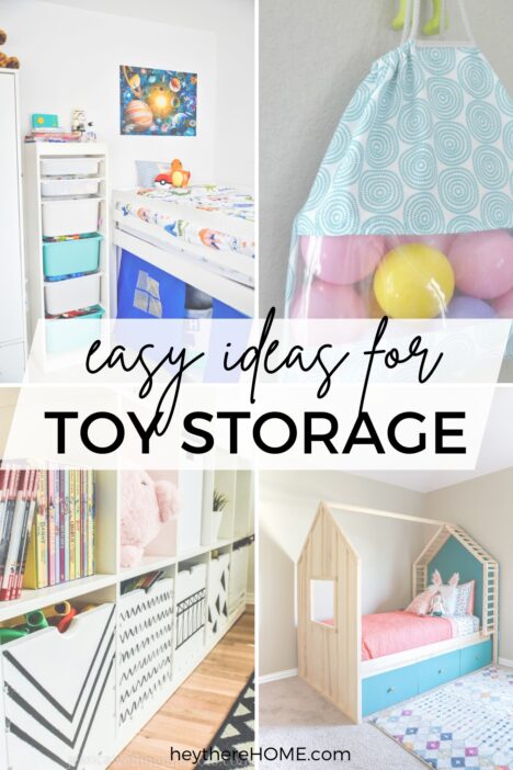 9 Easy Kids Toy Storage Ideas